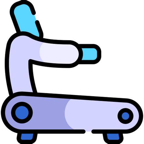 Treadmill Kawaii Lineal Color Icon