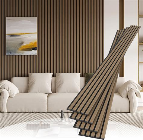 4 Pack Wood Slat Wall Wood Paneling95 X 8 In Philippines Ubuy