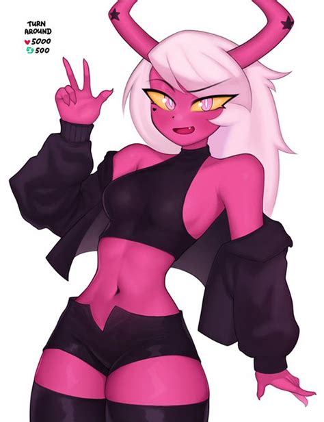 Rule 34 Amadeen Breasts Female Female Only Helluva Boss Simple