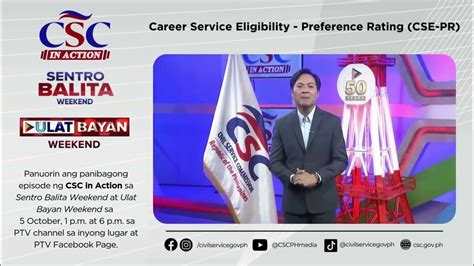 Csc In Action Career Service Examination Preference Rating Cse Pr