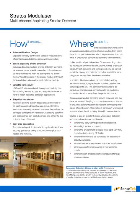 Sensetek Stratos Modulaser Sales Sheet Pdf