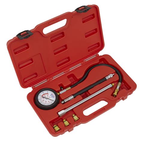 Petrol Engine Compression Tester Deluxe Kit 6pc Mdtools Petrol Engine Compression Tester Deluxe Kit 6pc Mdtools