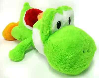 Taito Extra Large Kuttari Yoshi Plush Super Mario Green 60cm Sleeping