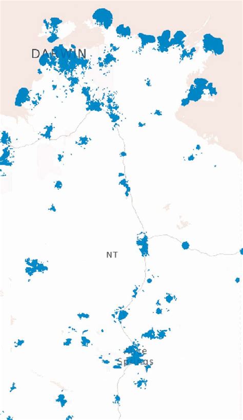 Telstra Coverage Map Northern Territory Telstra 2019 Download Scientific Diagram