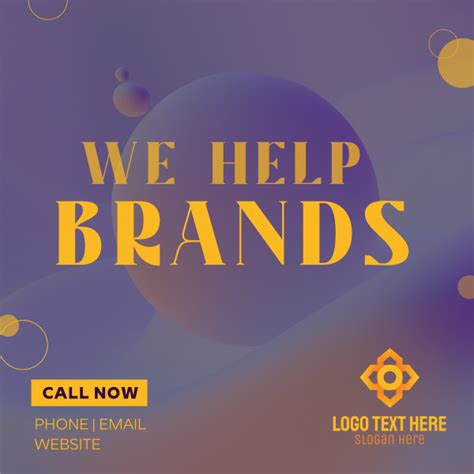 Gradient Ball Instagram Post Brandcrowd Instagram Post Maker