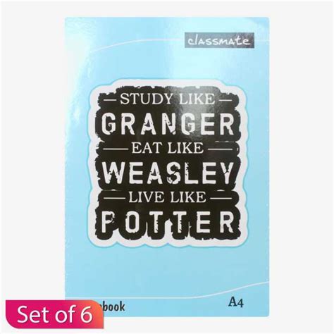 Classmate Word Printed Note Book A4 Copy 294x206mm Set Of 6 Np