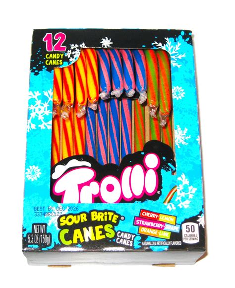 Christmas Candy Canes Trolli 12ct Box — Sweeties Candy Of Arizona