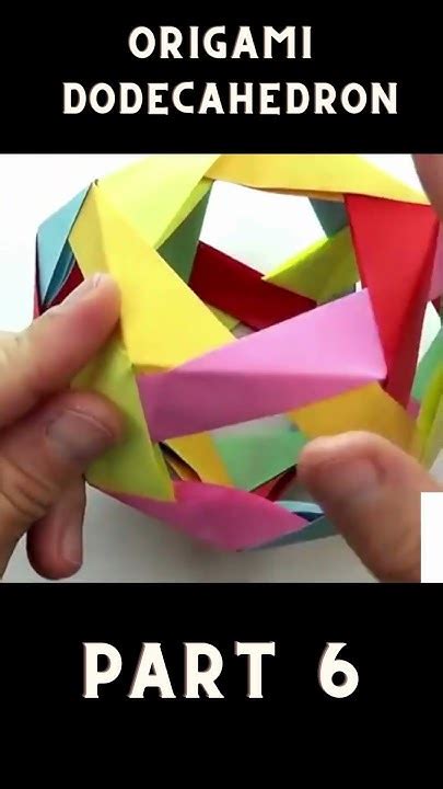 Origami Dodecahedron Tutorial 🌟 How To Fold A Stunning 12 Sided Paper