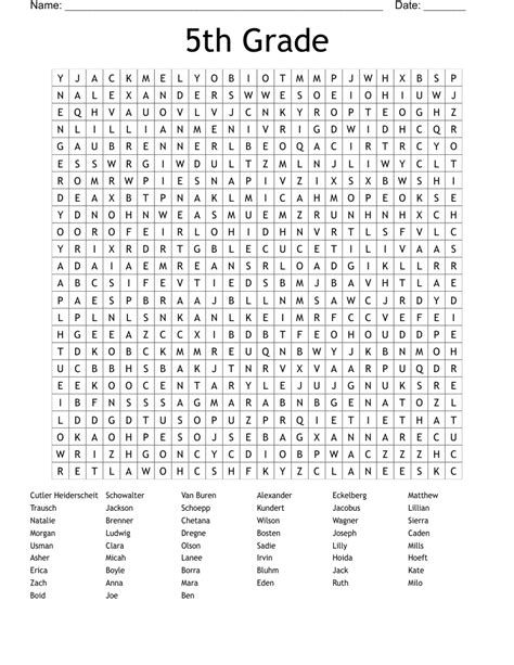 Bands Word Search Wordmint
