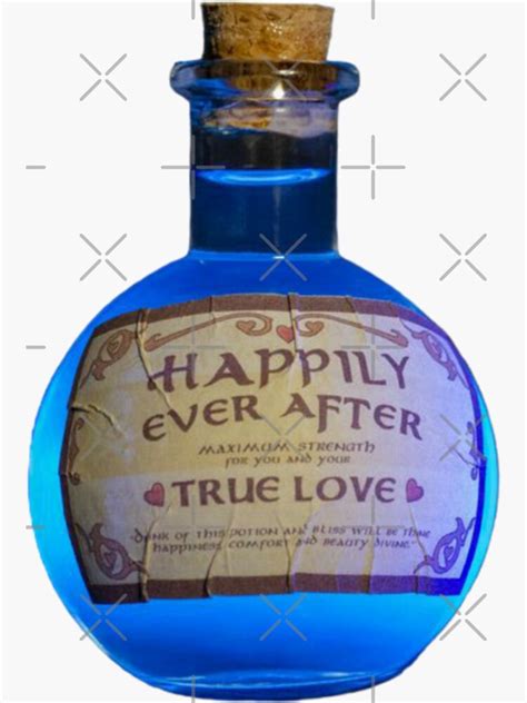 T Shirt Or Stickers Shrek Potion Happily Ever After True Love Sticker By Retrovice Redbubble