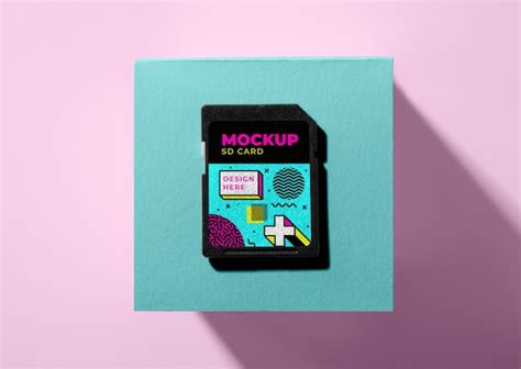Premium Psd Sd Card Mockup Design
