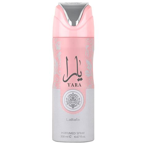 Yara Pink Perfume Body Spray For Women By Lattafa 200ml Lutfisg
