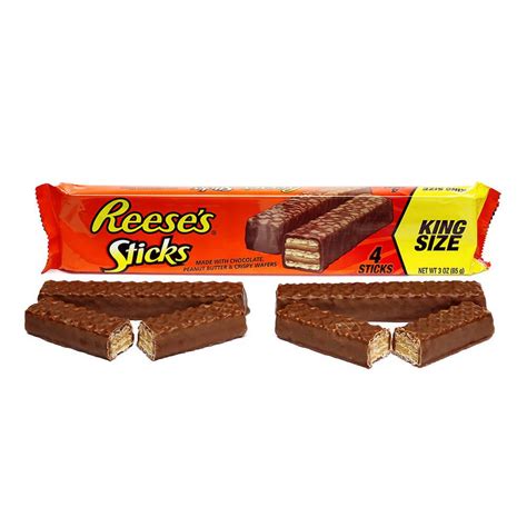 Reeses Sticks King Size Candy Bars 24 Piece Box Bestcandyshop