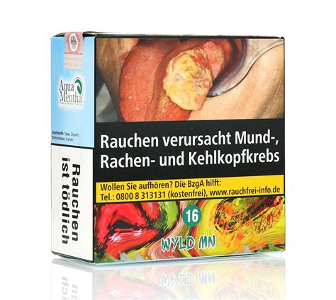 Aqua Mentha Wild Mo Shisha Tabak 200g Elwano