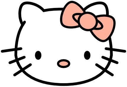 Hello Kitty Face Drawing Easy