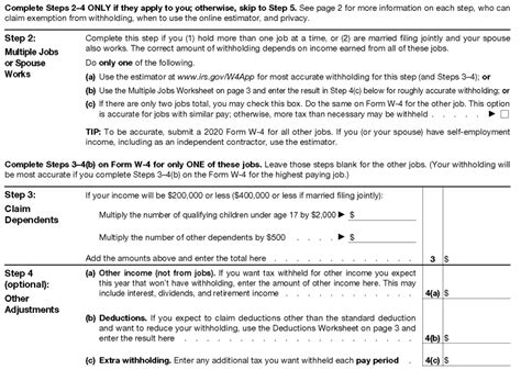 Free Form W 4 Worksheet Download Free Form W 4 Worksheet Png Images
