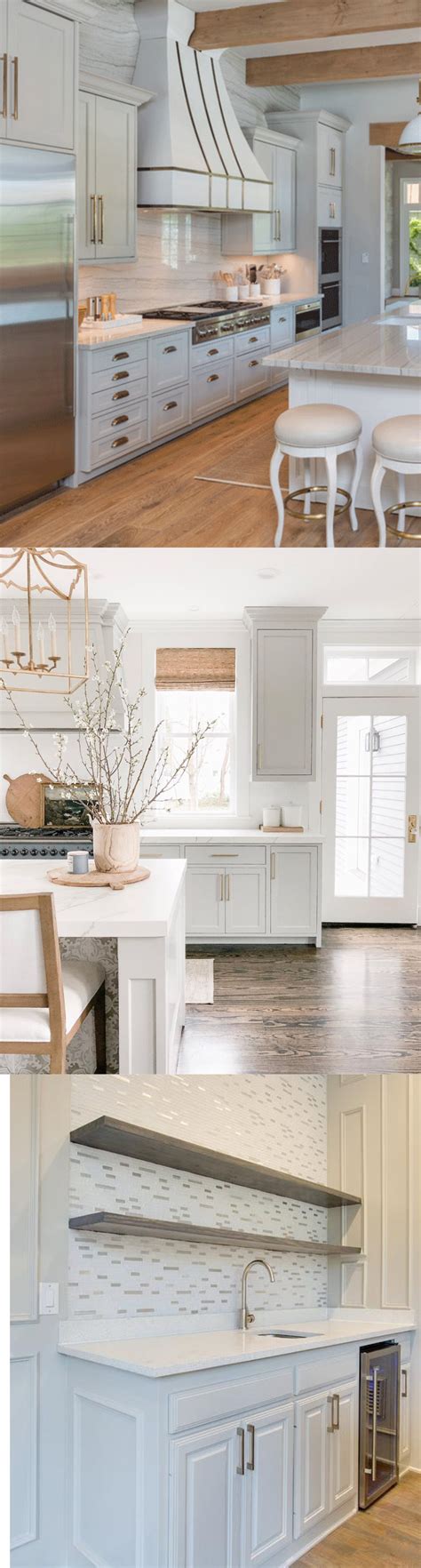 Repose Gray Farmhouse Kitchen Before And After Kitchen 1980s Drab To