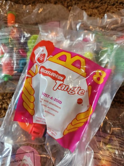 Mcdonalds Nickelodeon Tangle Toys