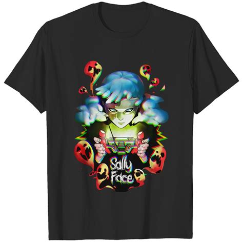 Sally Face Merch T Shirt Sold By Nambcvt Sku 503761 Printerval Uk