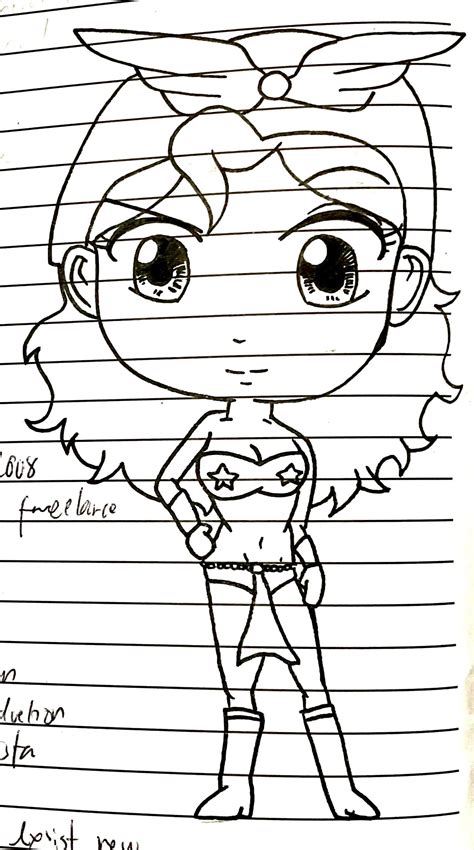 Darna Chibi Drawing Pen By Cftm512 On Deviantart