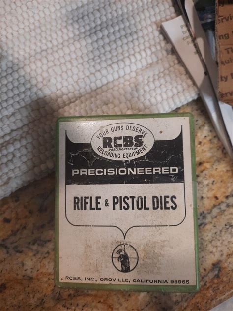 Vintage Rcbs 22 250 Reloading Die Set Ebay