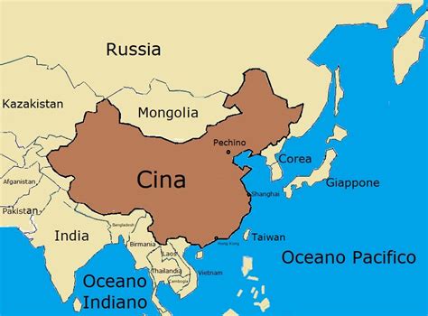 La Cina Geografia Per Terza Media