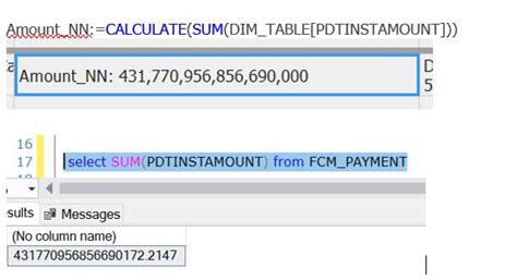 ssas tabular exponential column data mismatch microsoft fabric community