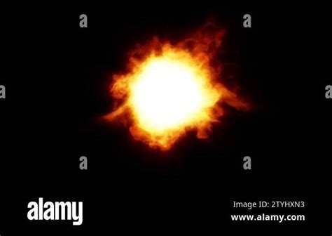 Shockwave Fire Explosion Loopanimation Of A Powerful Fire Explosion