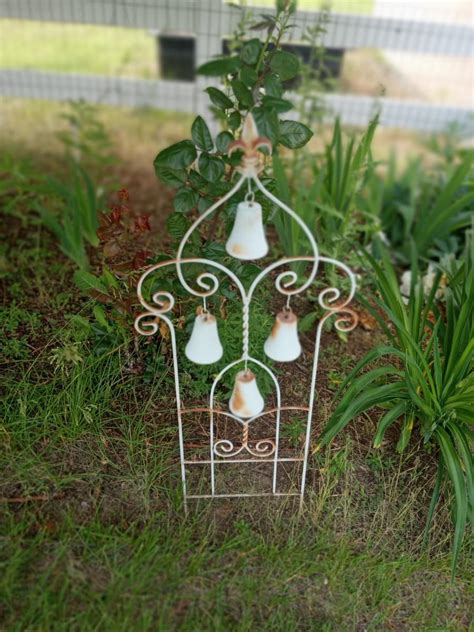 Freestanding Cast Iron Hanging Bells