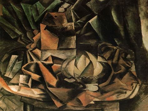 Pablo Picasso Fan Salt Box And Melon Extremely Rare Vintage