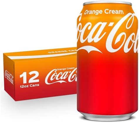 Coca Cola Orange Cream Soda 12 Oz Cans Pack Of 12