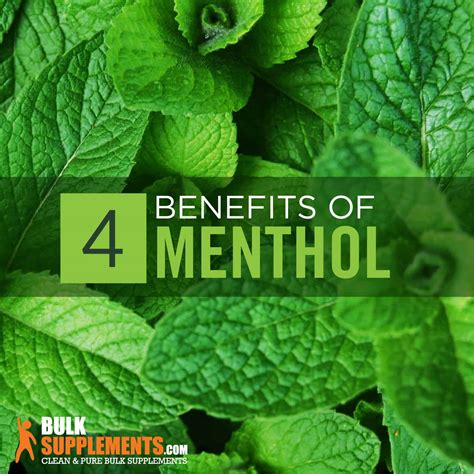 Menthol Crystals From A Cough Reliever To A Mood Enhancer