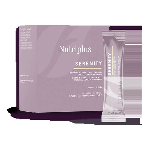 Nutriplus Serenity Limon Aromalı 30 Adet Farmasi Tr