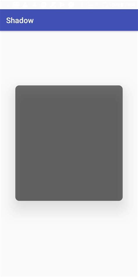 Android Elevation Shadow Wont Show On Device Only On Preview Stack