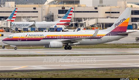 N917nn Boeing 737 800 American Airlines At Lax Klax