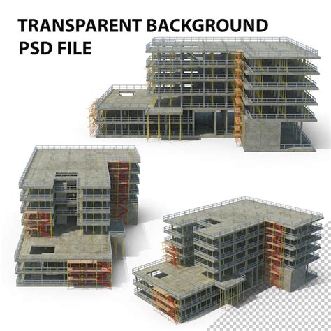 Construcción De Edificios Png Archivo Psd Premium