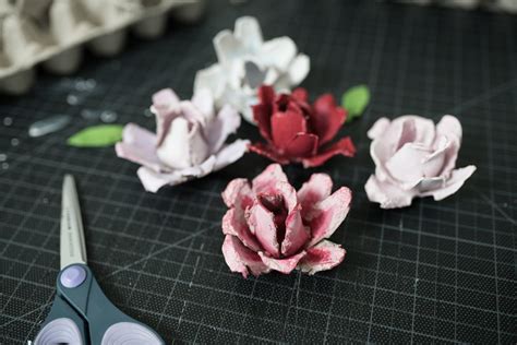 Egg Carton Flowers — The Crafty Mama
