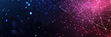 Futuristic Digital Network Visualization With Glowing Nodes And Lines Representing Data
