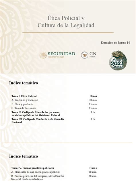 Ética Policial Y Cultura De Legalidad Pdf Imperio De La Ley Policía