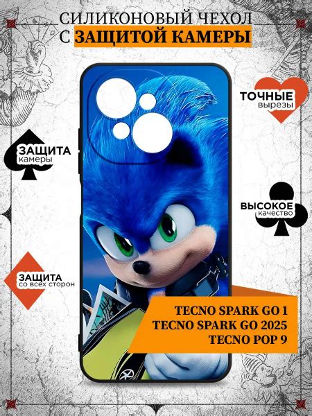 Характеристики Чехол для Tecno Spark Go 1 Go 2025 Pop 9 Техно Спарк