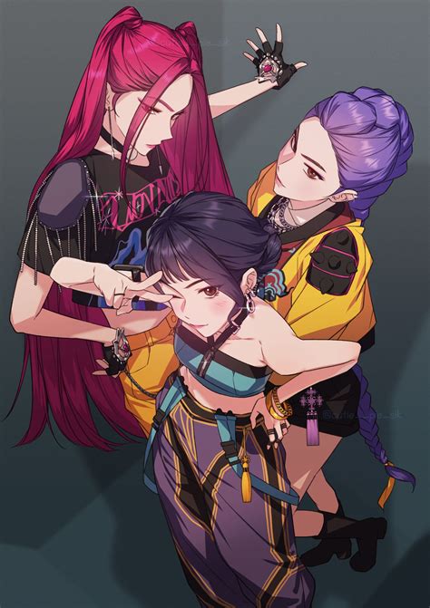 K Pop Demon Hunters Polytrix Fanart