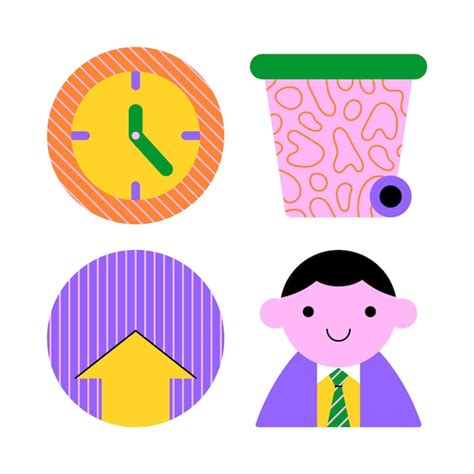 Premium Vector Harmony Essentials Stickers Collection