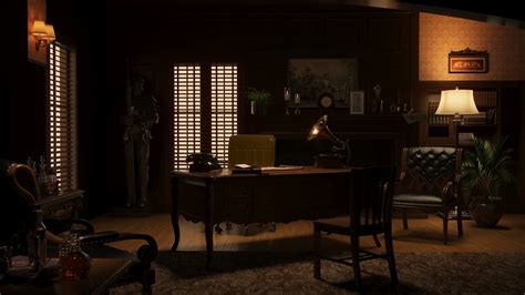 《教父》3dmax场景阿叶233 站酷zcool