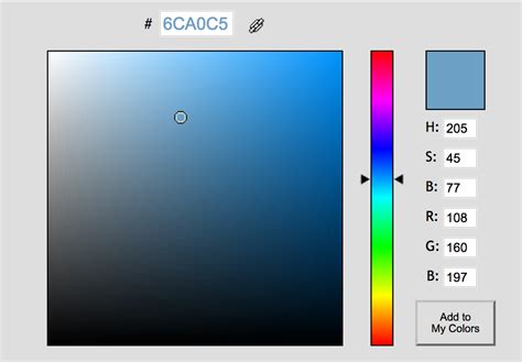 color scale generator justin silver
