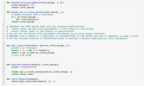 Solved Def Dpllalgorithmformula Truthassign J