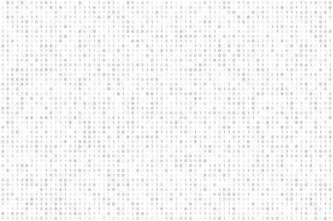 웹 기술 백색 배경 디지털 이진 코드 프로그래밍 언어 무료 벡터