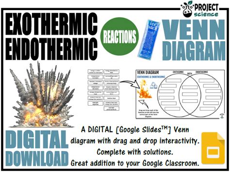 Compare Endothermic And Exothermic Using The Venn Diagram Ex