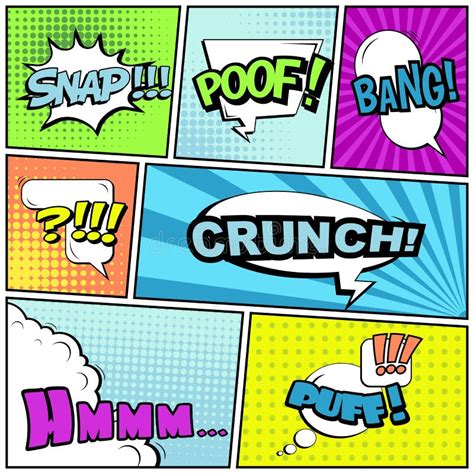 Comic Header Balloon Text Stock Illustrations 16052 Comic Header