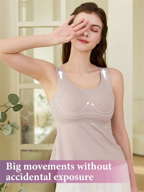 Veimia Slimming Tank Top Bra Free And Full Coverage Smooth Hem Veimia