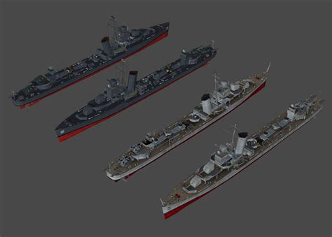 Usn Gridley Class Destroyer Sh4g Tmo By Digitalexplorations On